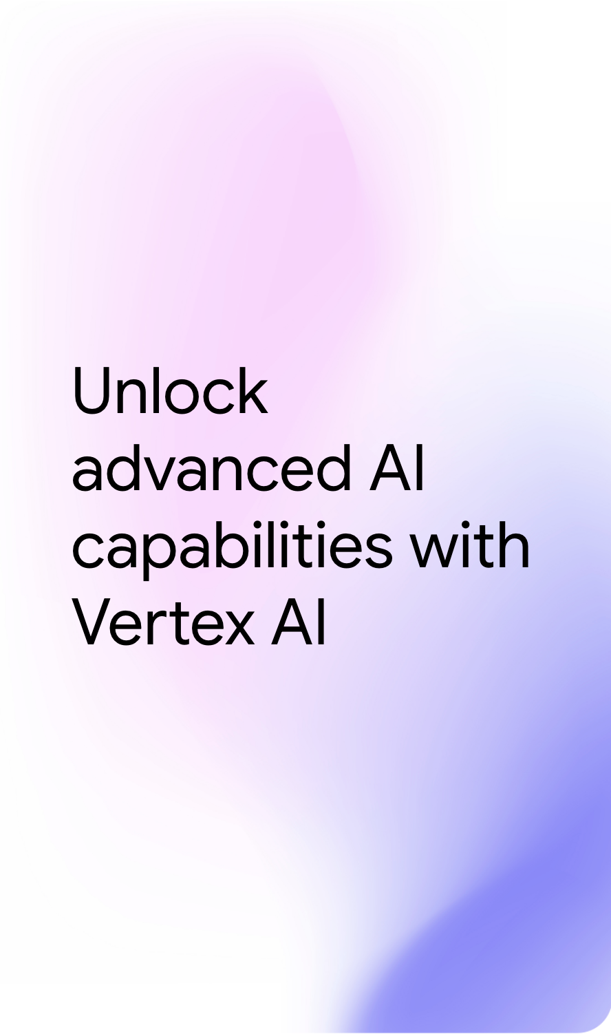 IA générative sur Vertex AI | Generative AI on Vertex AI | Google Cloud Documentation